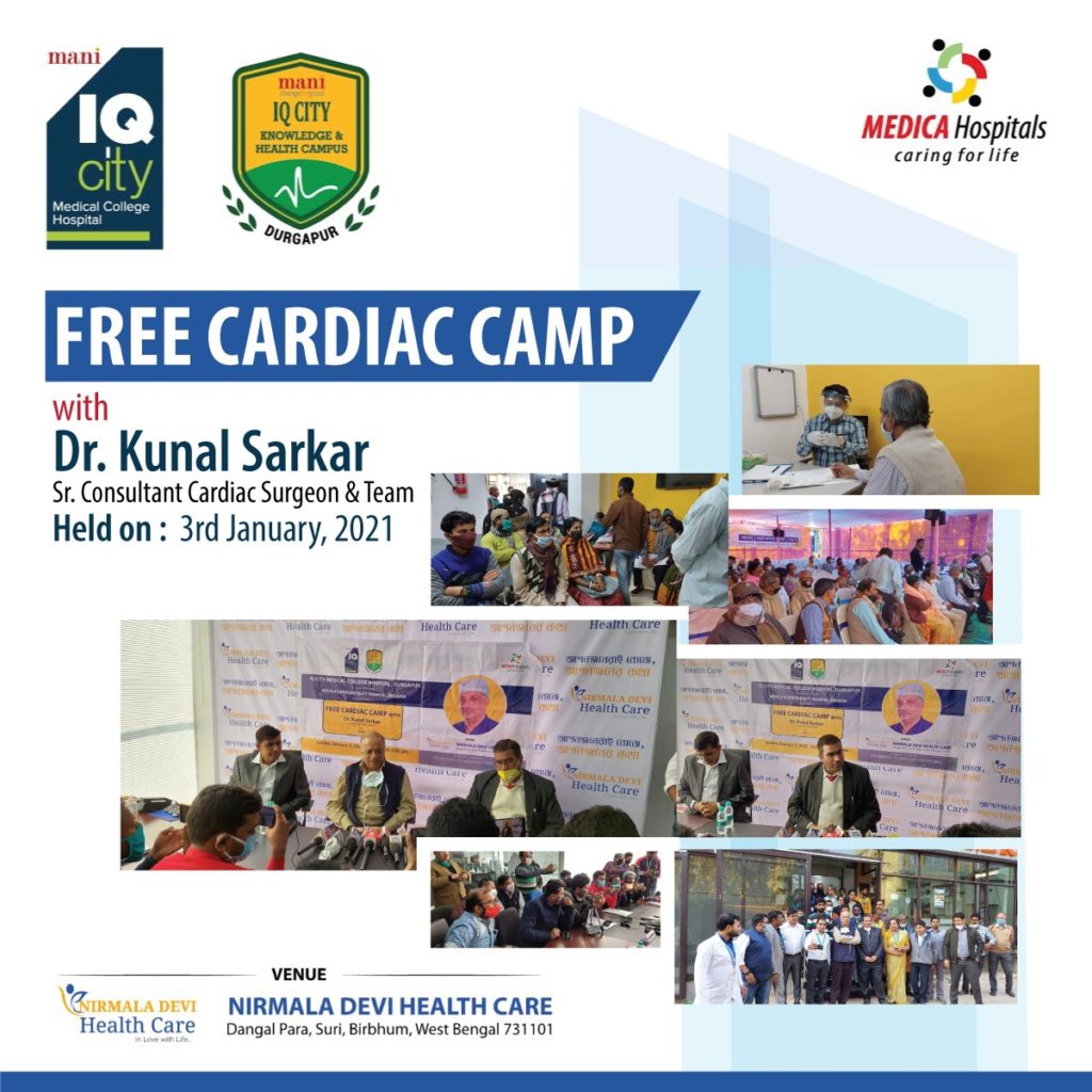 Free Cardiac camp with Dr. Kunal Sarkar - IQ City Hospital